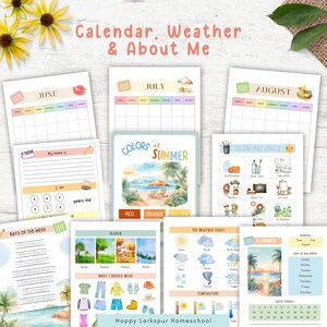 Summer Morning Menu, Morning Menu Kinder, Morning Menu Printable 1st ...