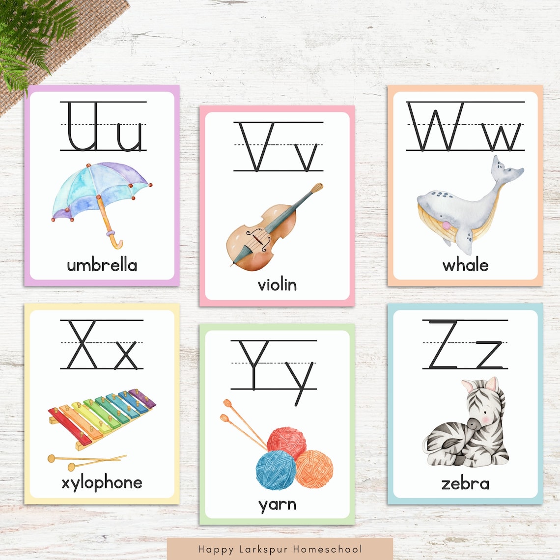 Alphabet Poster 5x7, ABC Posters Classroom, Alphabet Poster Print ...