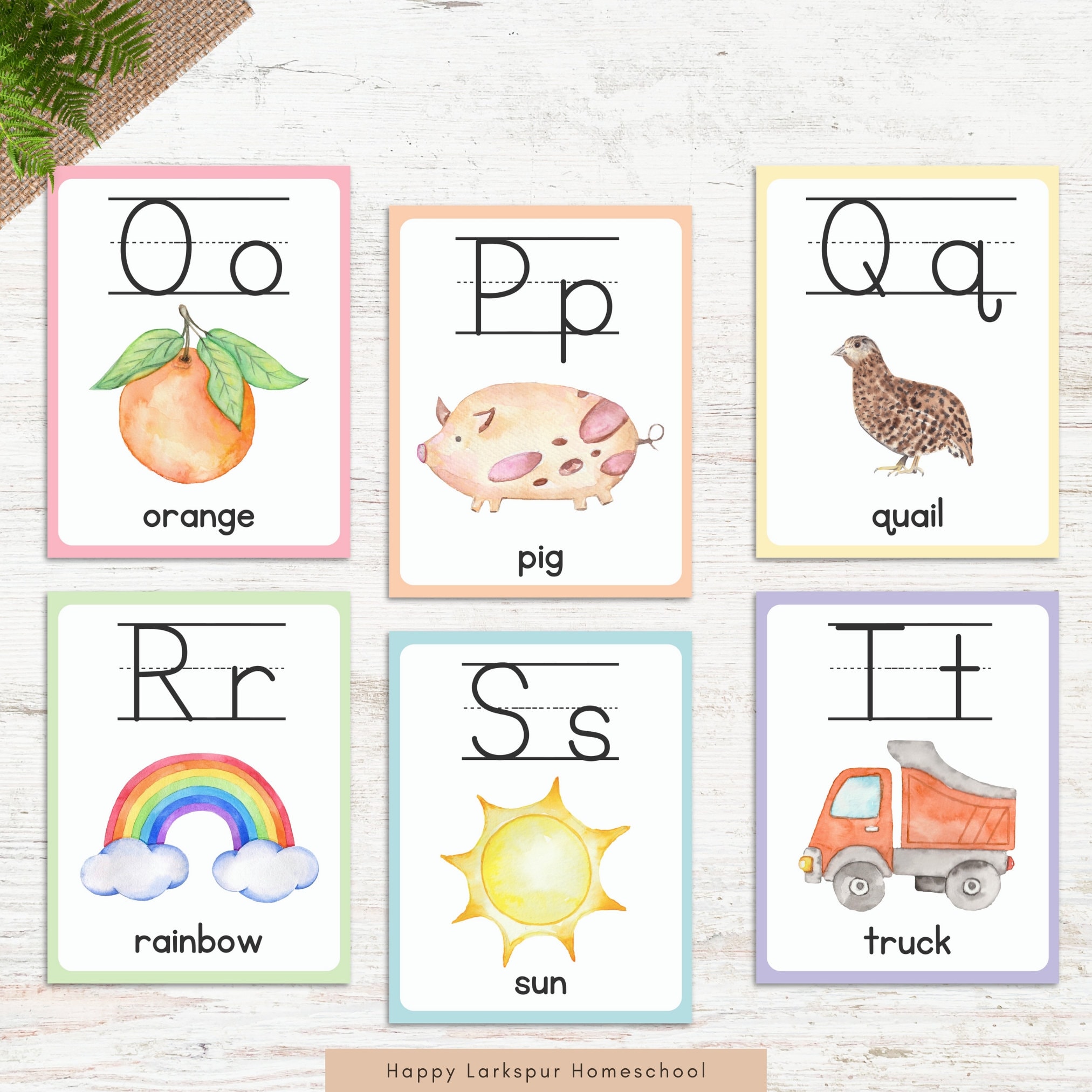 Alphabet Poster 5x7, ABC Posters Classroom, Alphabet Poster Print ...
