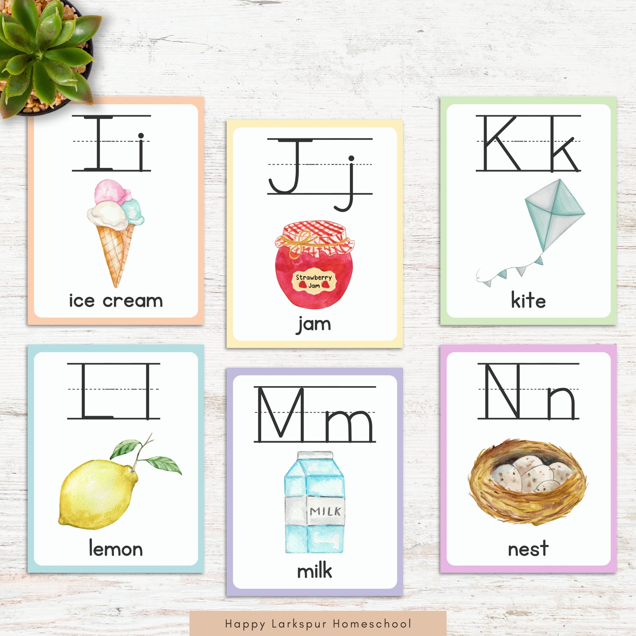 Alphabet Poster 5x7, ABC Posters Classroom, Alphabet Poster Print ...