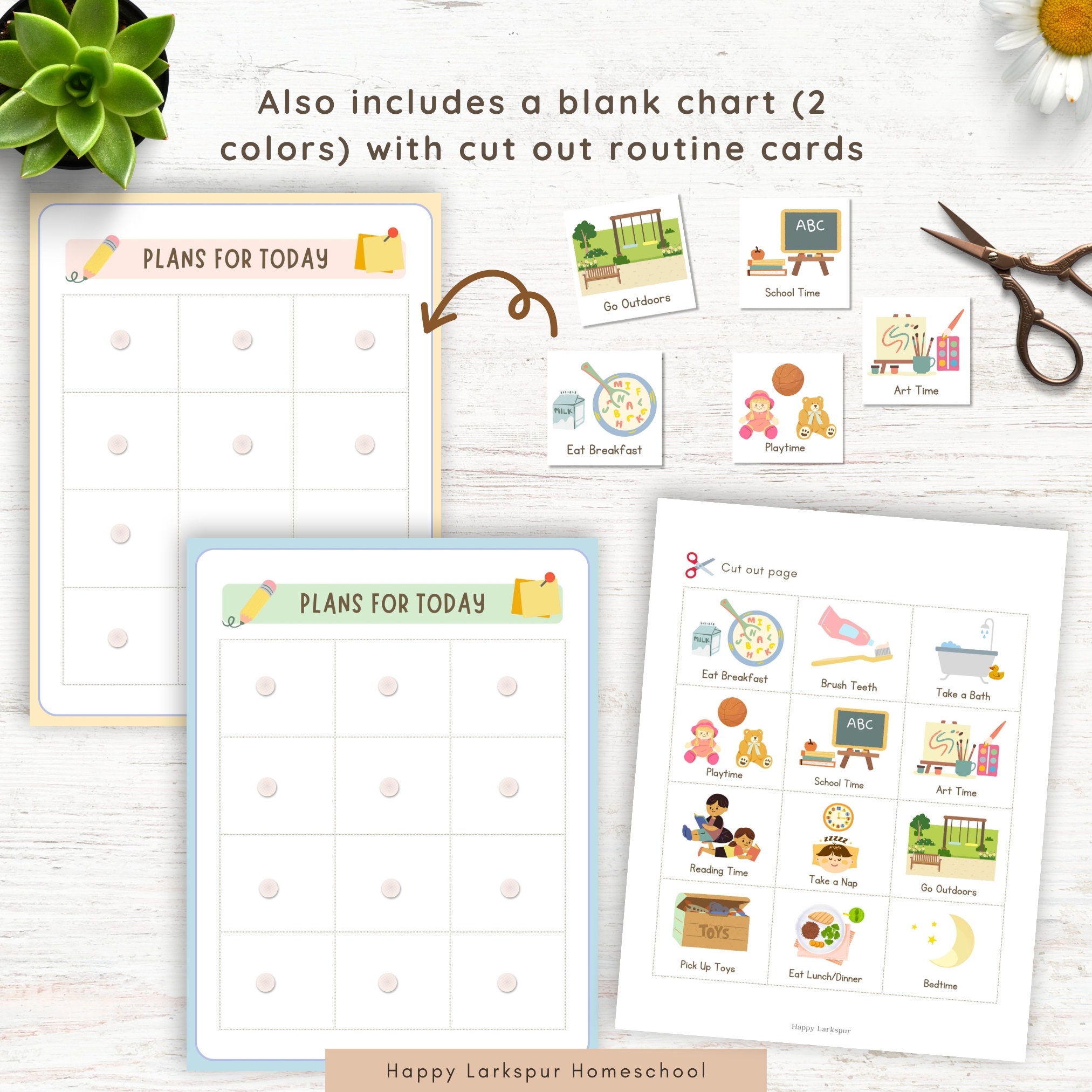 Toddler Schedule, Toddler Routine Chart, Kids Schedule Cards, Kids ...