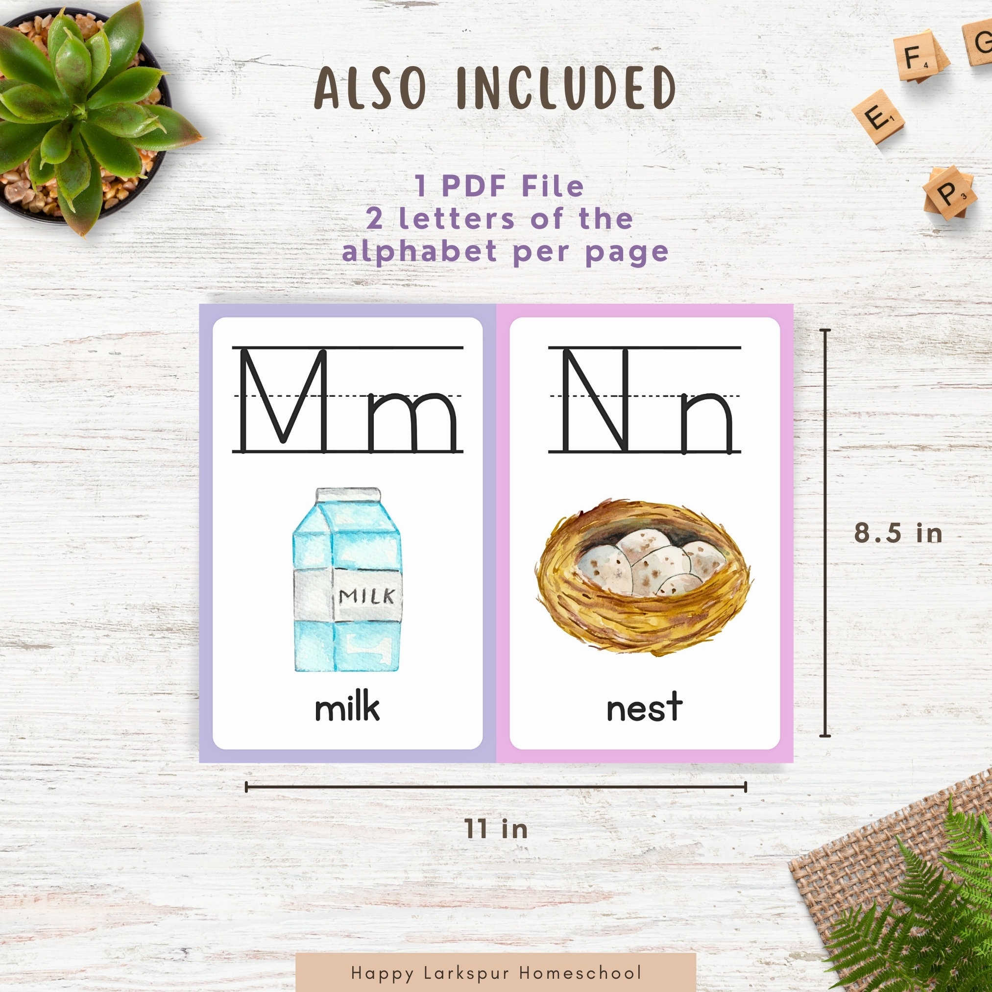 Alphabet Poster 5x7, ABC Posters Classroom, Alphabet Poster Print ...