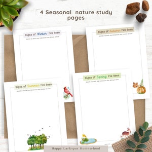 Charlotte Mason Nature Study, Nature Journal for Kids, Charlotte Mason ...