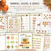 Morning Menu Homeschool Fall, Fall Morning Menu Kindergarten, Fall ...