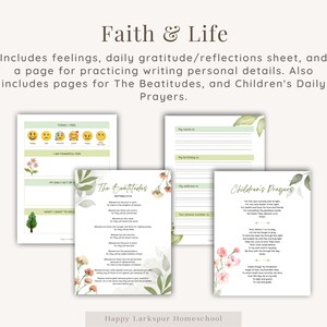 Complete Morning Menu Bundle Homeschool Morning Menu - Etsy