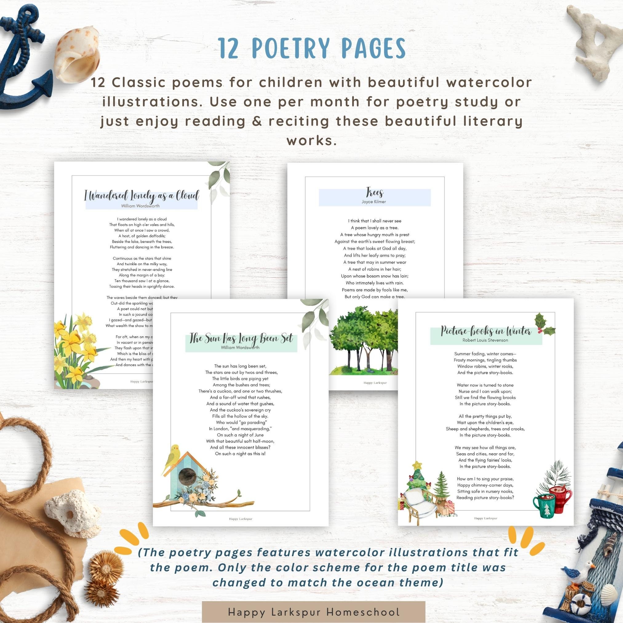 Ocean Themed Complete Morning Menu Bundle, Homeschool Morning Menu ...