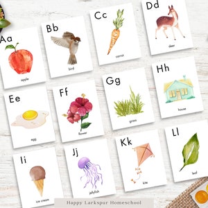 Alphabet Flashcards, Toddler Preschool Flashcards, ABC Flashcards ...