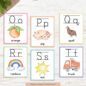 Alphabet Poster Classroom, ABC Posters Classroom, Alphabet Poster Print ...