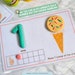 Numbers Playdough Mats, Preschool Play Dough Mats Printable, Counting ...