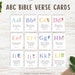 ABC Bible Verse Flashcards, Homeschool Preschool Flashcards, Bible ...