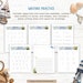 Ocean Theme Basic Morning Menu, Preschool Toddler Morning Menu ...