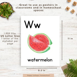 Alphabet Posters, ABC Posters Classroom, Alphabet Poster Printable ...