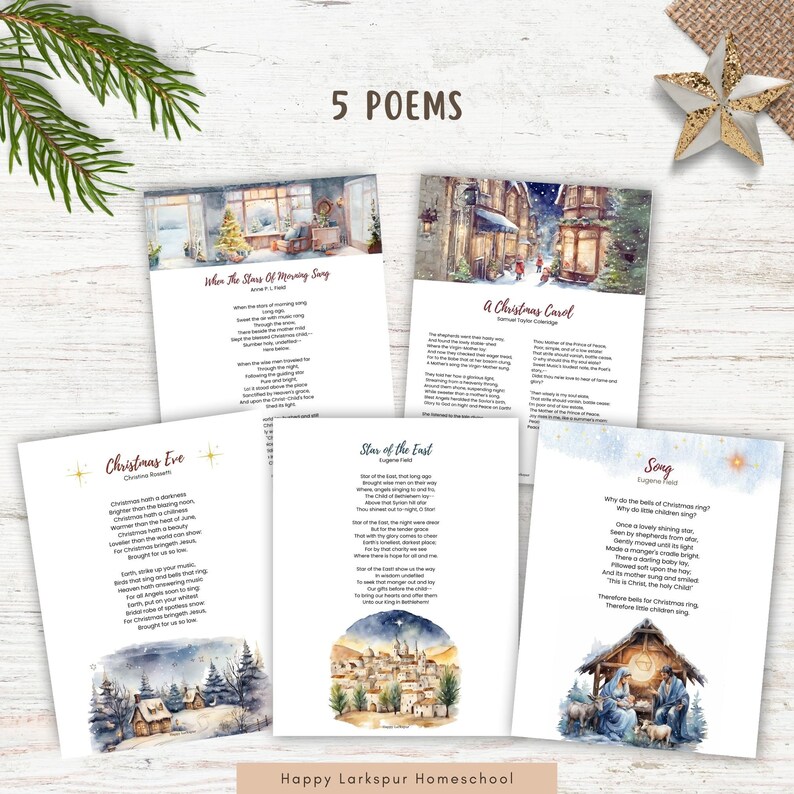 Advent Morning Menu Pages, Charlotte Mason Advent Morning Menu ...