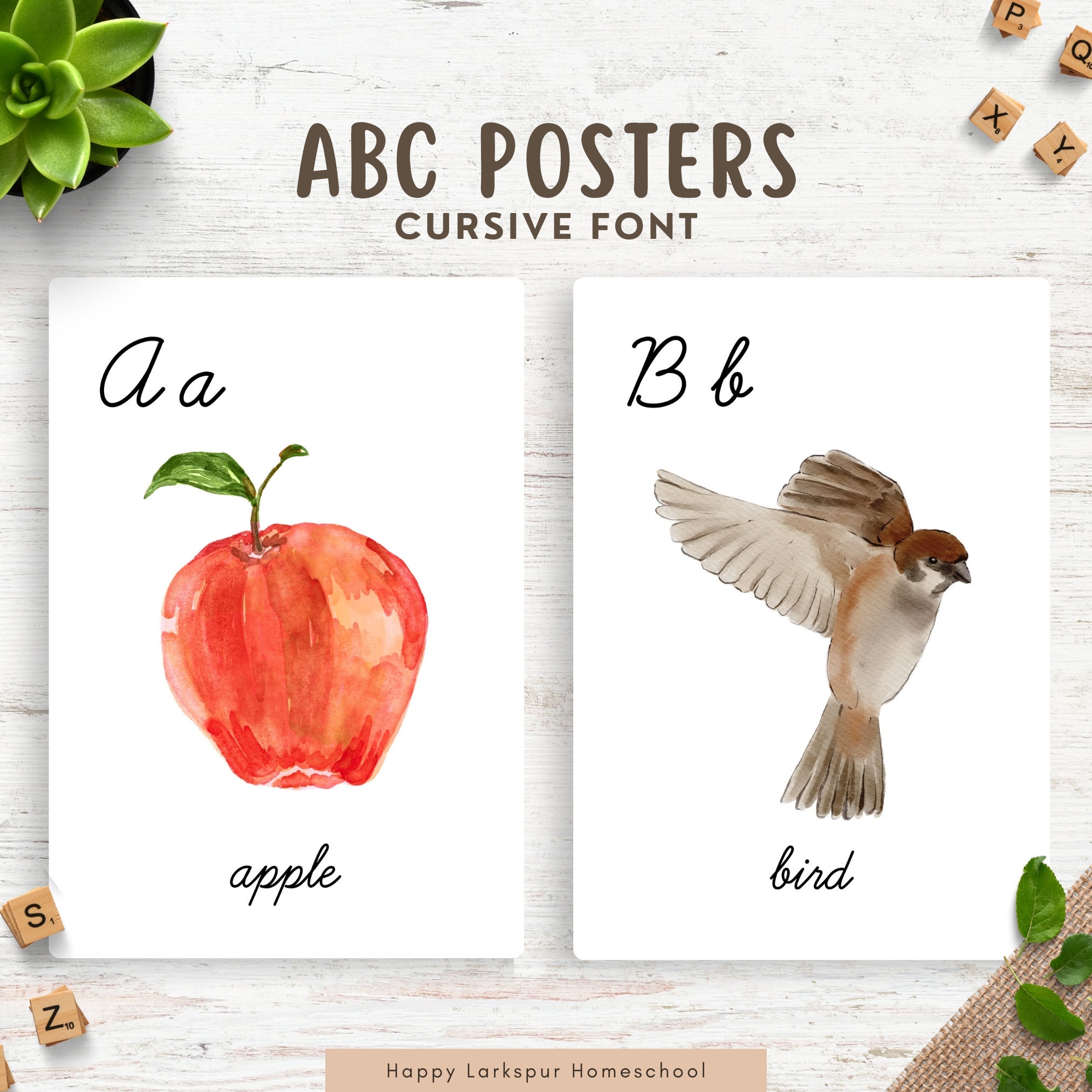 Alphabet Posters, ABC Posters Classroom, Alphabet Poster Printable ...