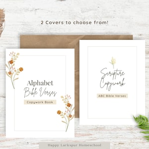 ABC Bible Verse Copywork, Bible Verse Handwriting Practice, Charlotte ...