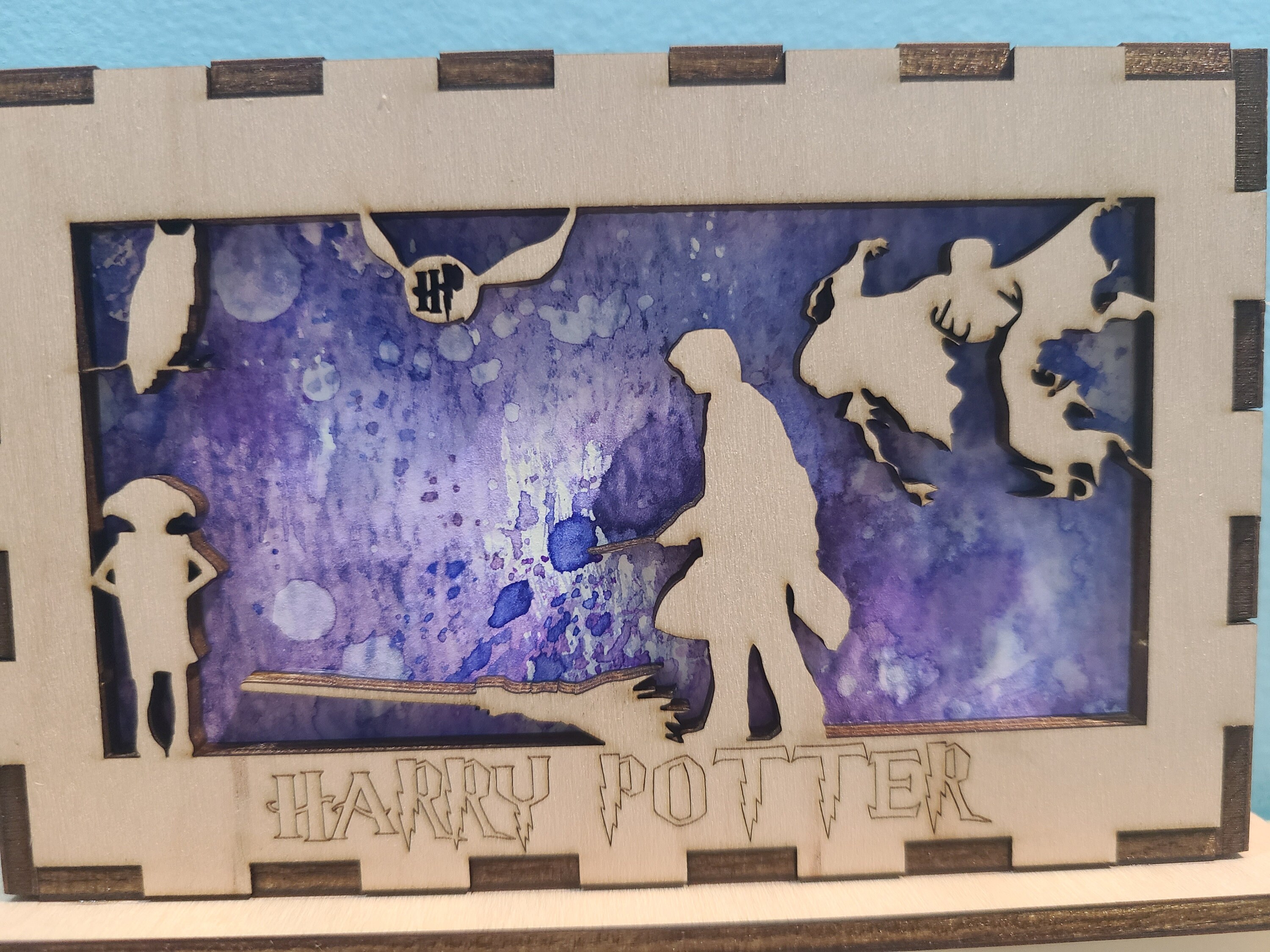 Wizard 3D Shadow Box Digital File - Etsy