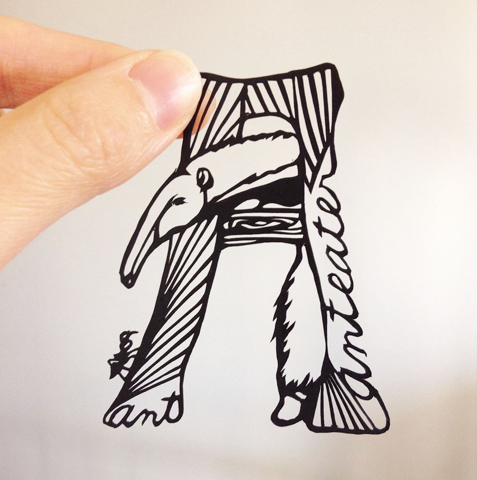 A to Z Alphabet, Print of Hand-cut Paper Art, 15x12 - Etsy