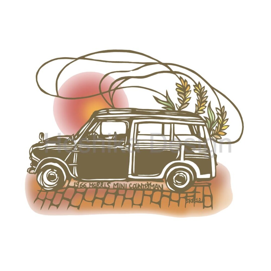Morris Mini Art Greeting Cards: 1966 Countryman, Hand-cut Paper (A2) - Etsy
