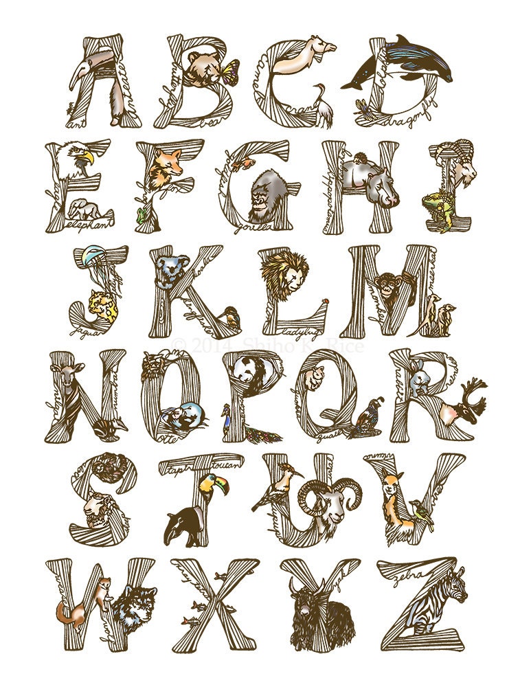 ABC Alphabet Original Hand-cut Paper Art Black - Etsy