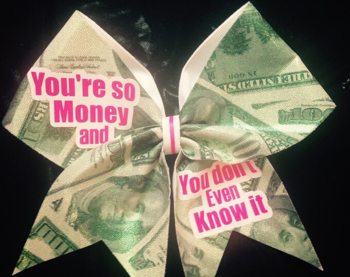 You're so Money Bow - Etsy