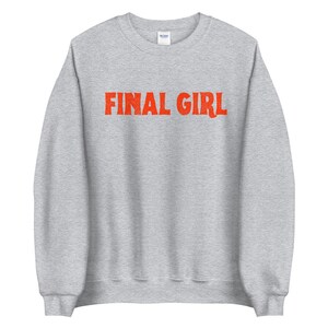 Final Girl Sweatshirt - Horror Movie Sweatshirt - Slasher Movie - Etsy
