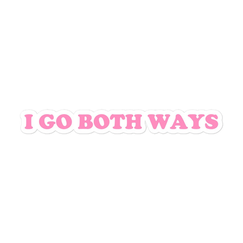 I Go Both Ways Sticker Jennifers Body Sticker Etsy