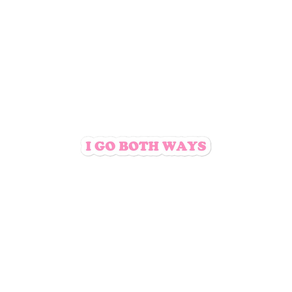 I Go Both Ways Sticker Jennifers Body Sticker Etsy