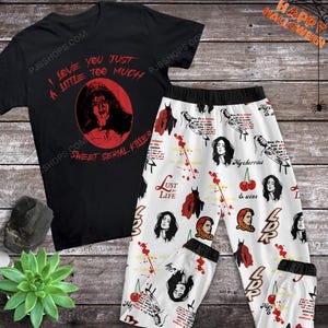 Classic Horror Movie Halloween Pajamas Set Adult Kids - Etsy