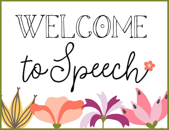 Welcome to Speech Poster - Etsy