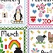Monthly Postage Stamp Bundle - Etsy