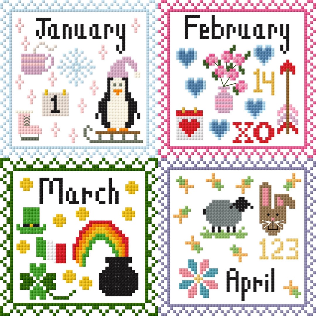 Monthly Postage Stamp Bundle - Etsy