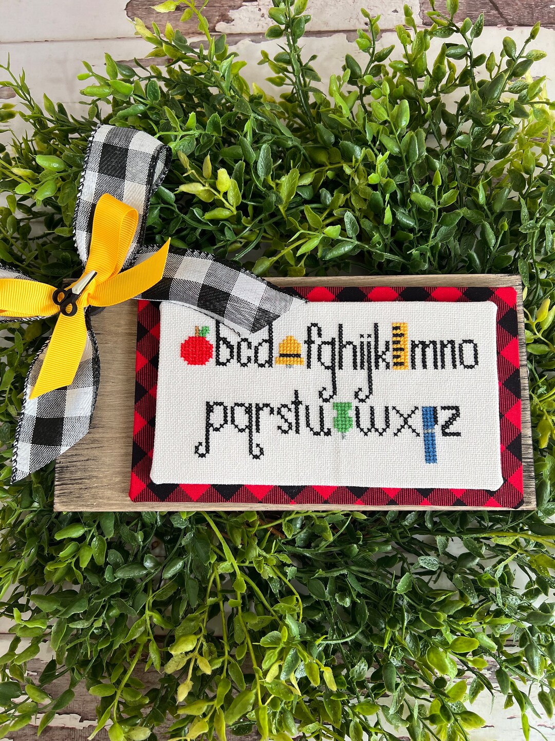 September Alphabet Cross Stitch - Etsy