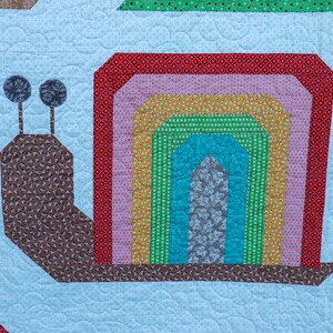 The Snail-bow Quilt Pattern - Etsy