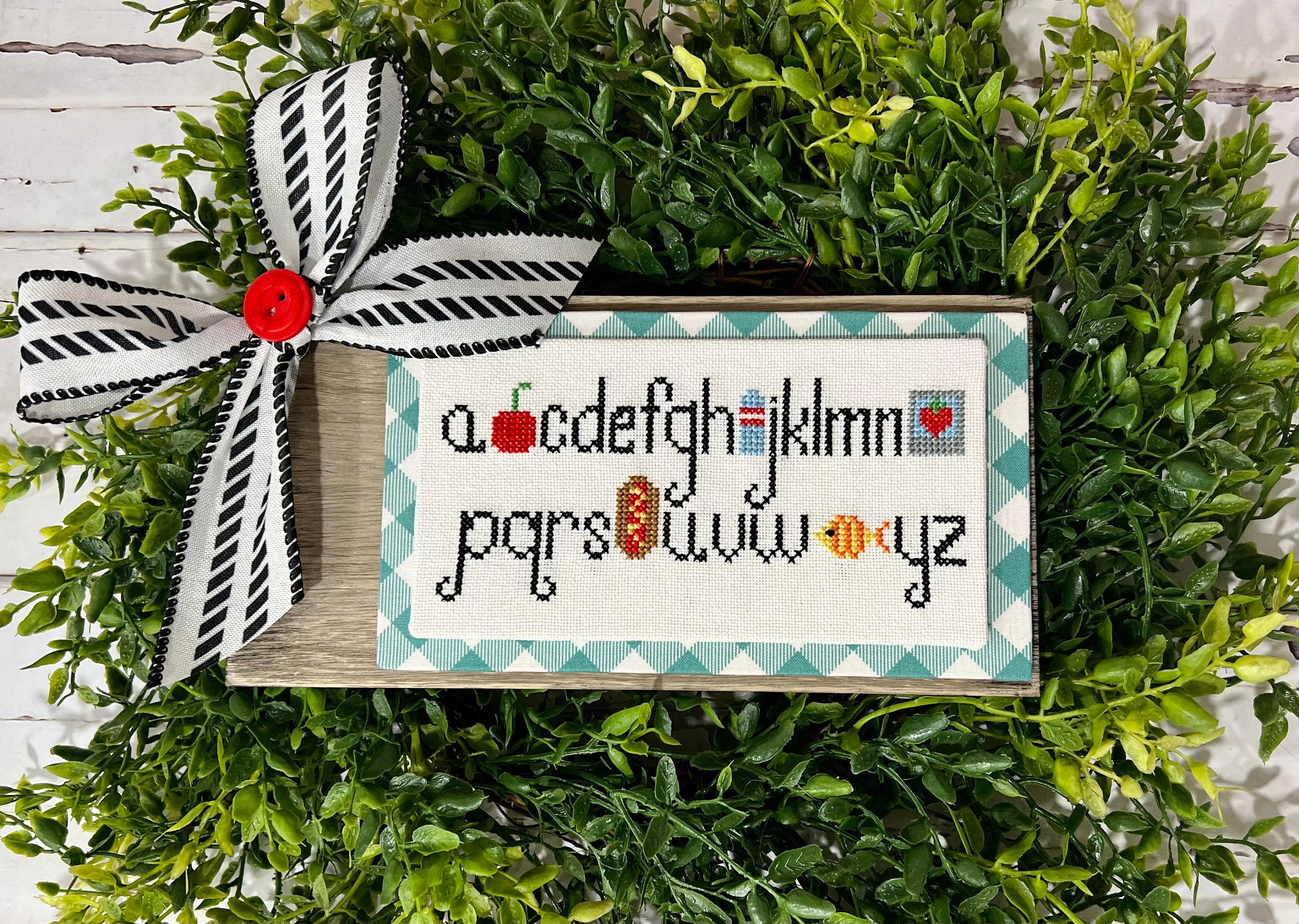 June Alphabet Cross Stitch - Etsy
