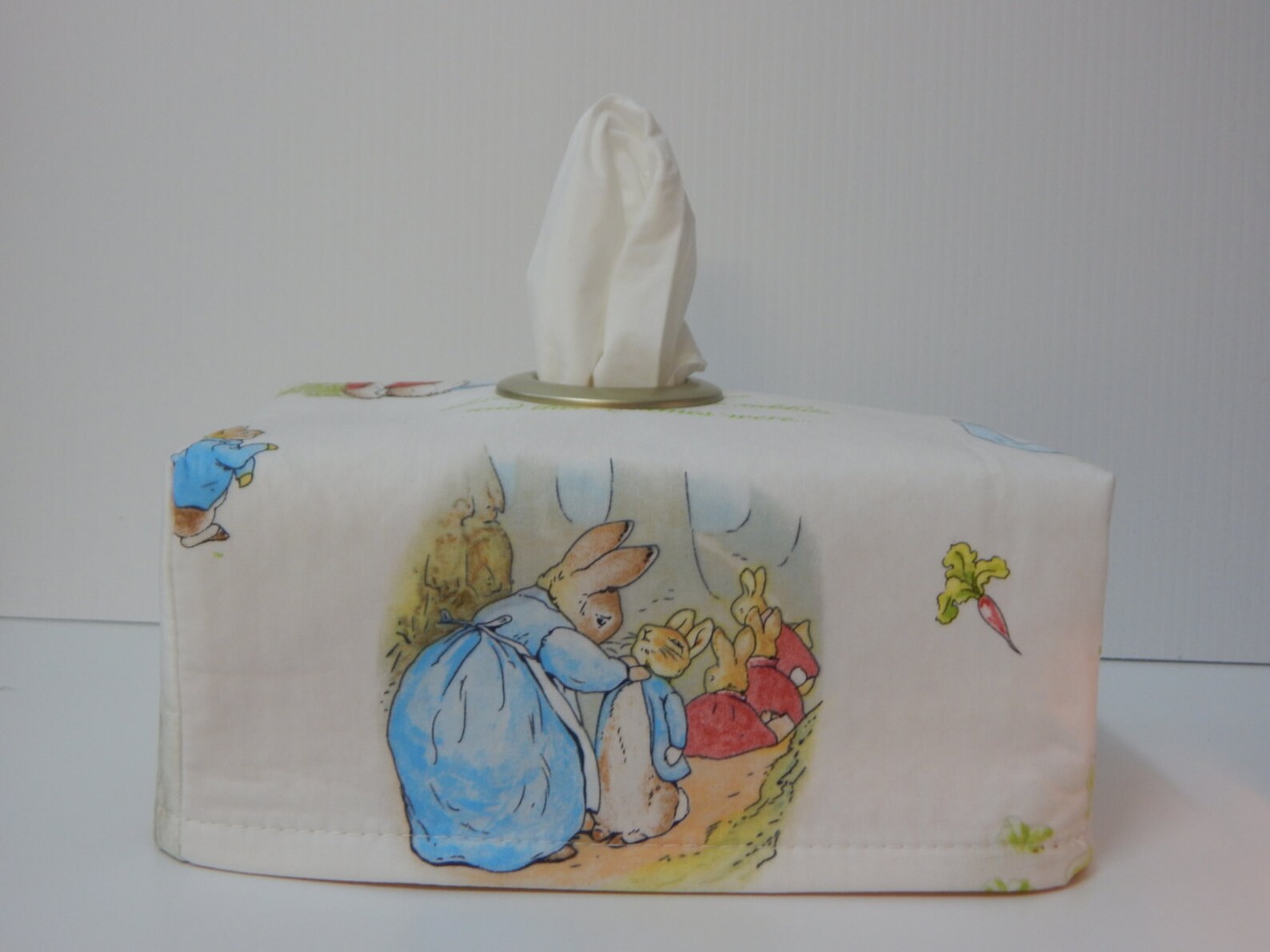 Peter Rabbit Tissue Box Cover With Circle Opening lovely | Etsy