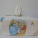 Peter Rabbit Tissue Box Cover With Circle Opening -lovely Nursery Gift ...