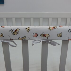 Cot Rail Cover Winnie the Pooh Balloons Crib Teething Pad Also Fits ...