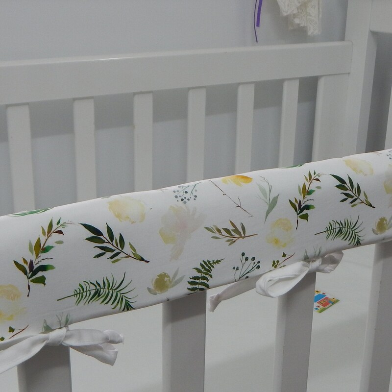 Crib Rail Cover - Etsy