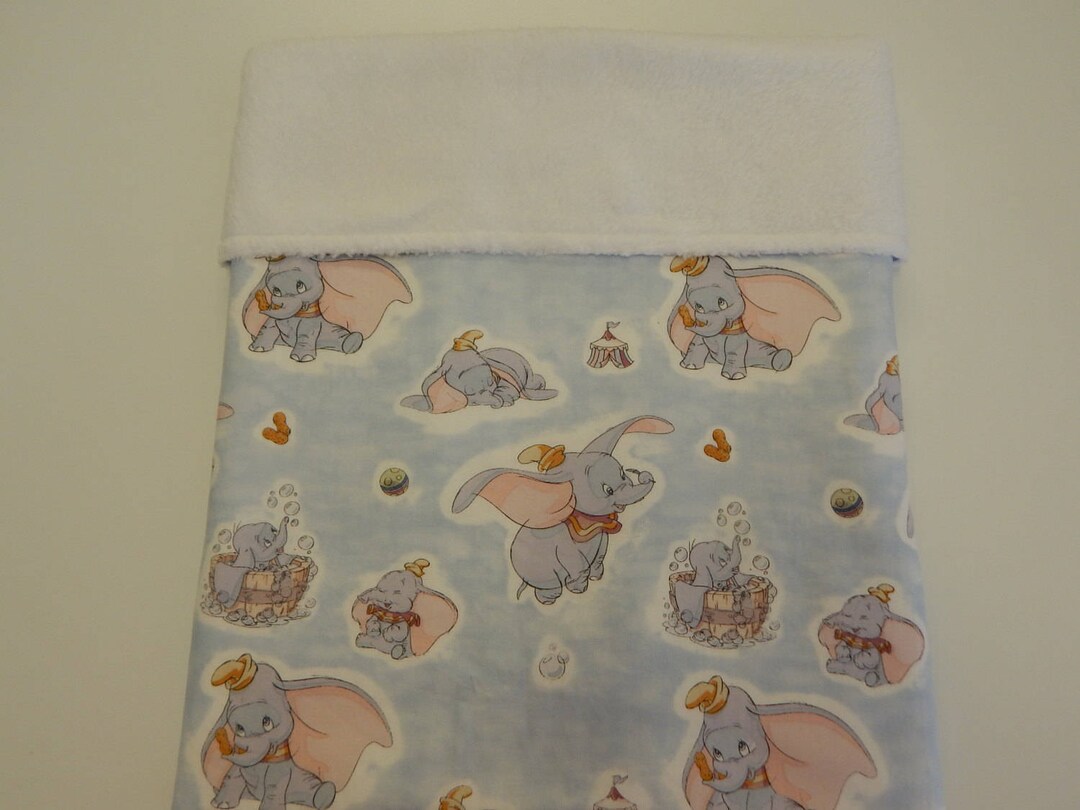 Classic Dumbo Minky Dot Backed Blanket!!! Size 90cm X 70cm - Etsy