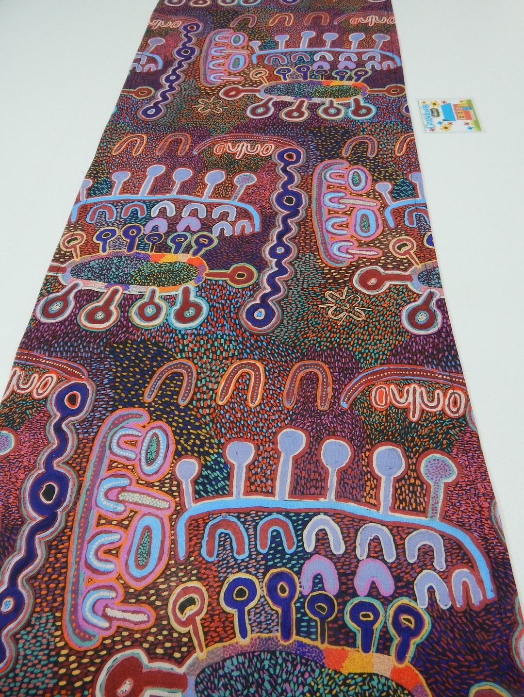 Table Runner Indigenous - Water Dreaming 140cm X 35cm - Etsy