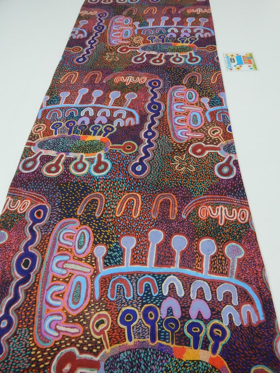 Table Runner Indigenous Water Dreaming 140cm X 35cm - Etsy Australia
