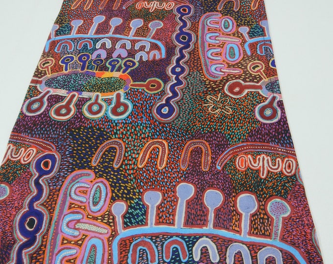 Table Runner Indigenous - Water Dreaming 140cm X 35cm - Etsy