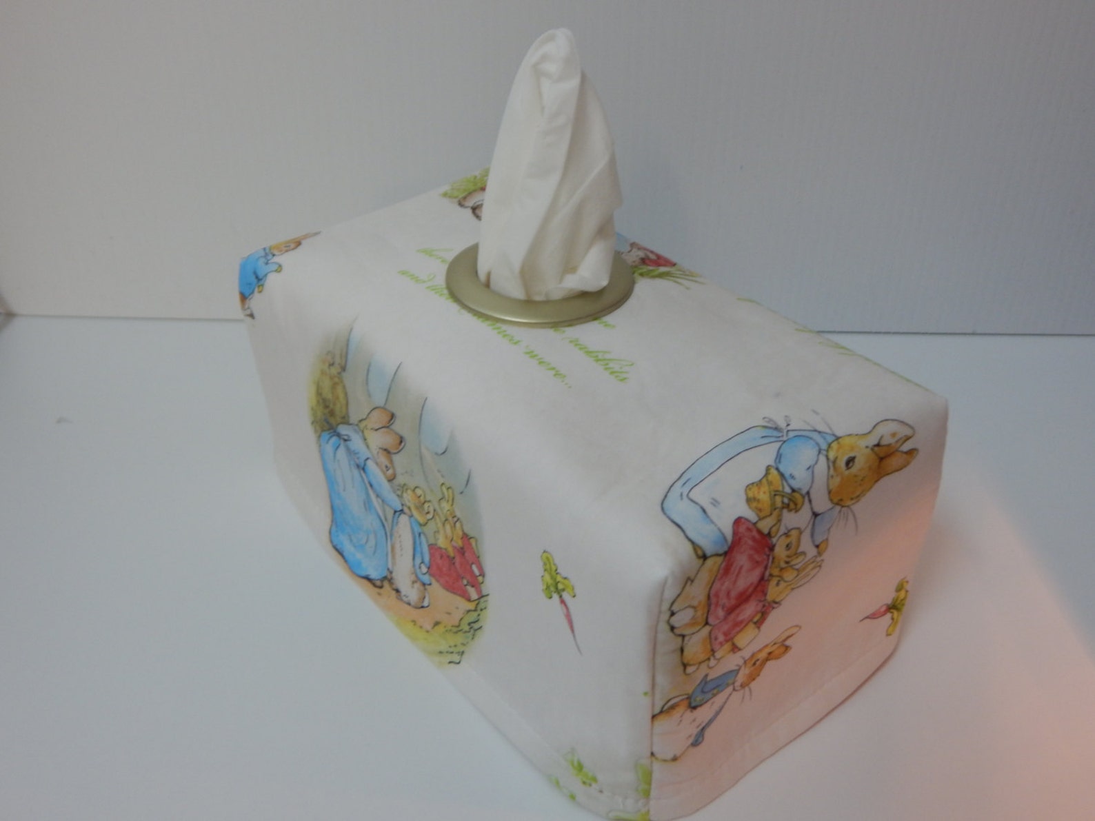 Peter Rabbit Tissue Box Cover With Circle Opening lovely | Etsy