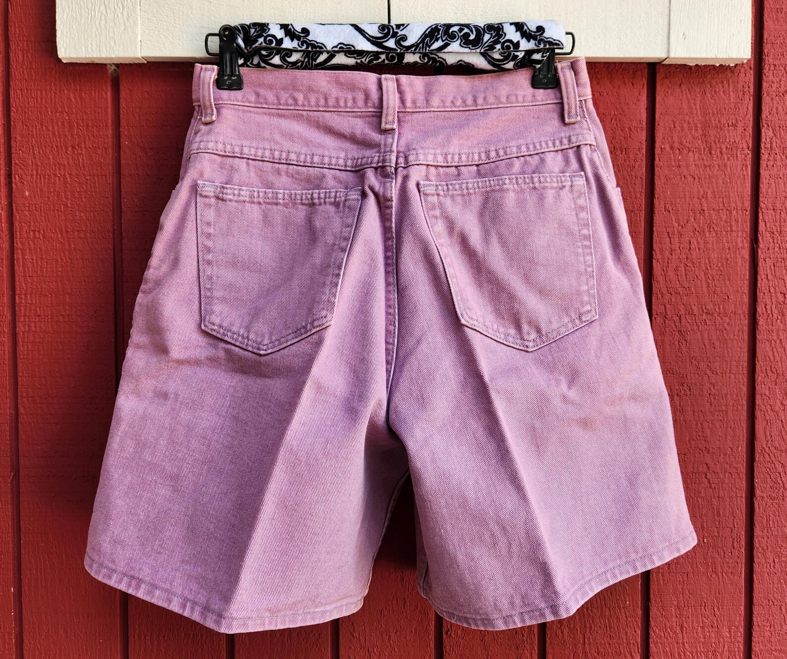 Vintage Wrangler Pink Jean Jean Shorts, High Waist, Denim Blue Jean ...
