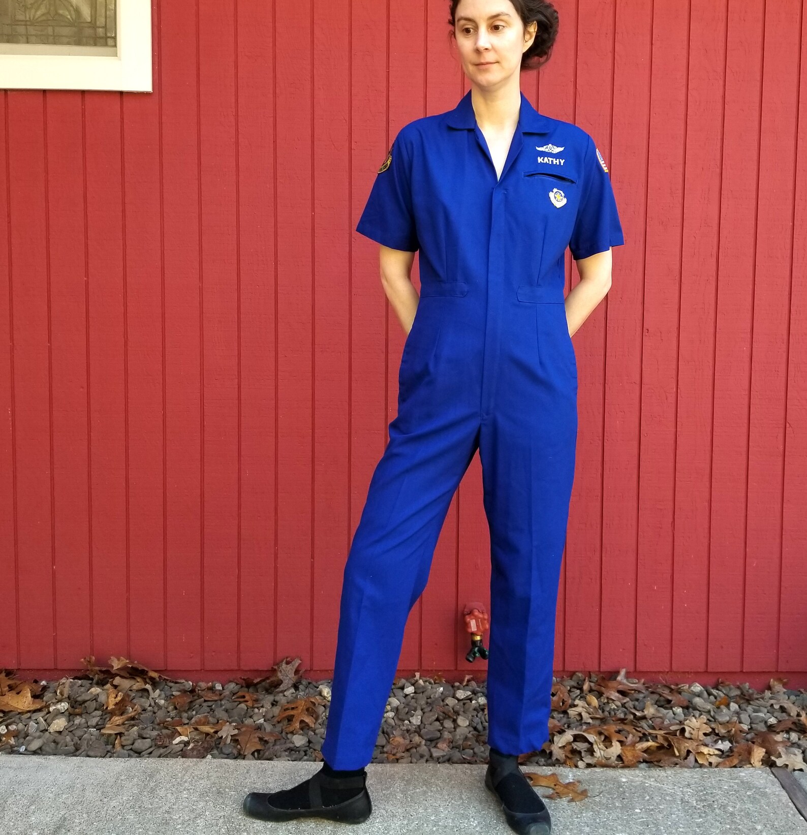 Vintage 1960s - 70s US Air Force Uniform, Suit, Blue Coveralls ...