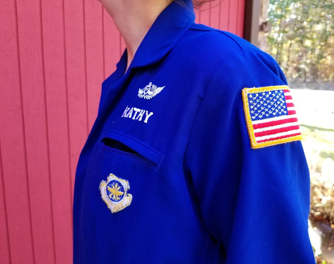 Vintage 1960s 70s US Air Force Uniform Suit Blue - Etsy