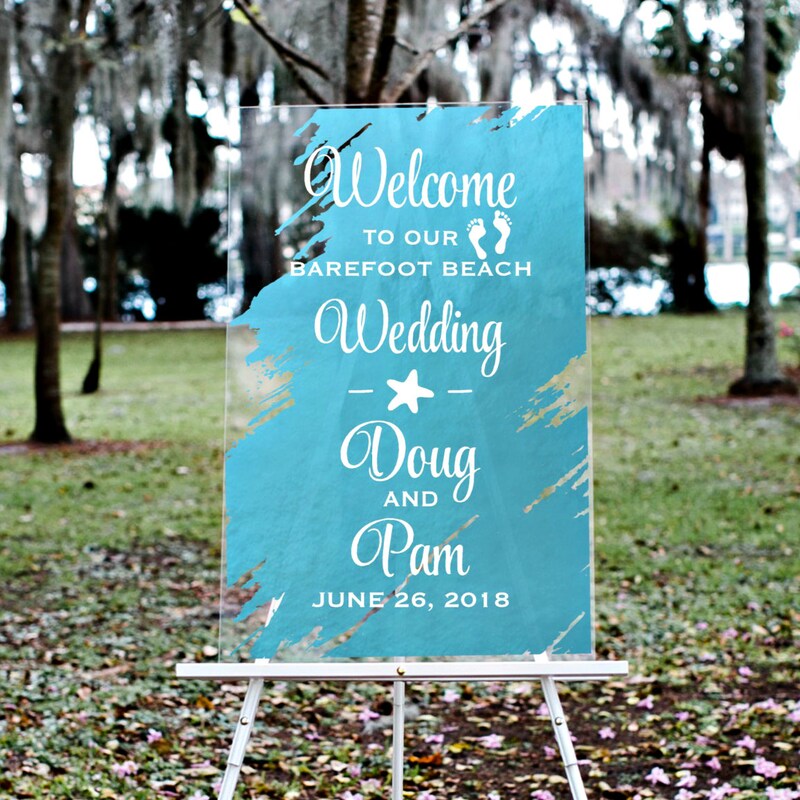 Beach Wedding Signs - Etsy
