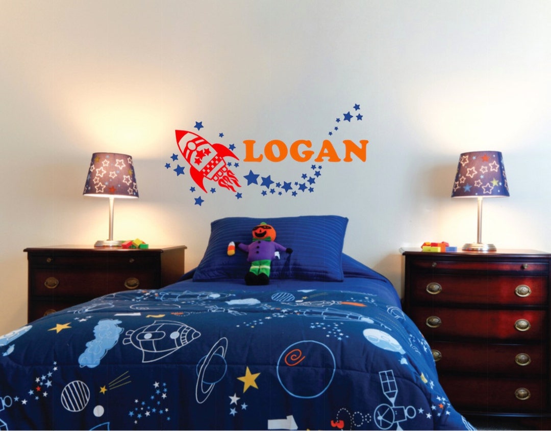 Rocket Ship Decor - Outer Space Nursery - Space Ship Decor - Baby Boy ...