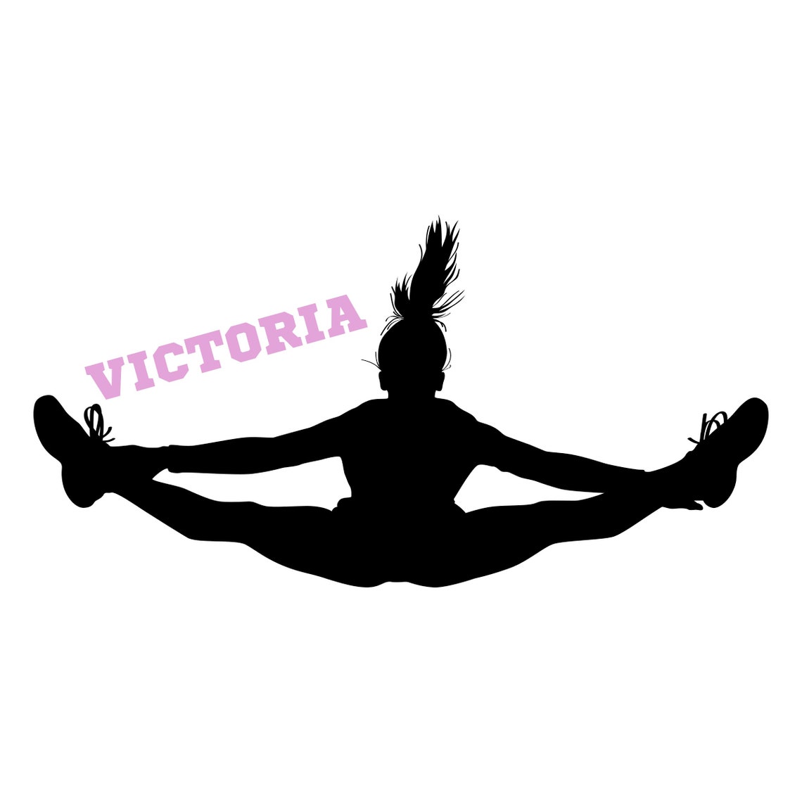 Personalized Cheerleading Decal Custom Cheerleader Decal | Etsy