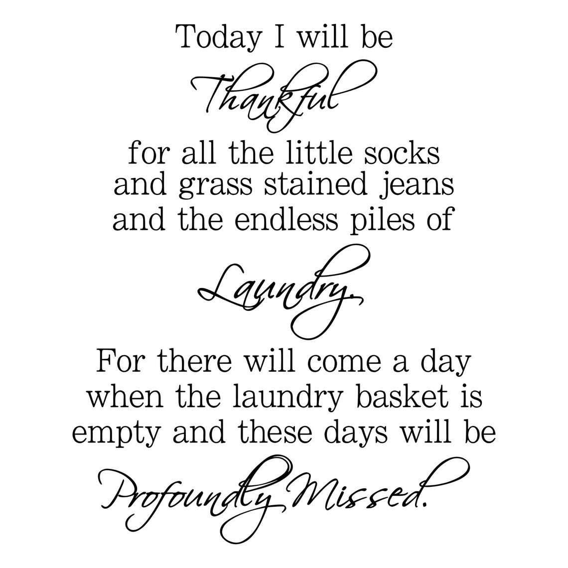 Laundry Decal Laundry Room Decal Laundry Quote Decal - Etsy